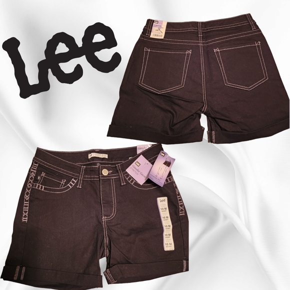 Lee | Shorts | Nwt Lee Slender Secret Stretch Jean Shorts Sz | Poshmark